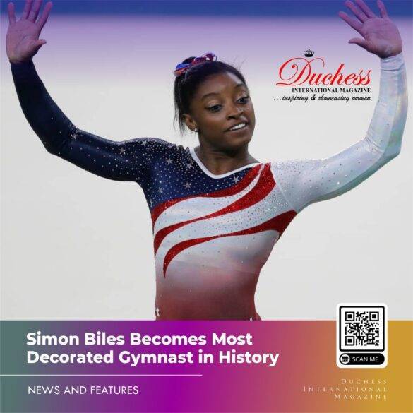 Simone Biles Becomes Most Decorated Gymnast in History | Duchess ...