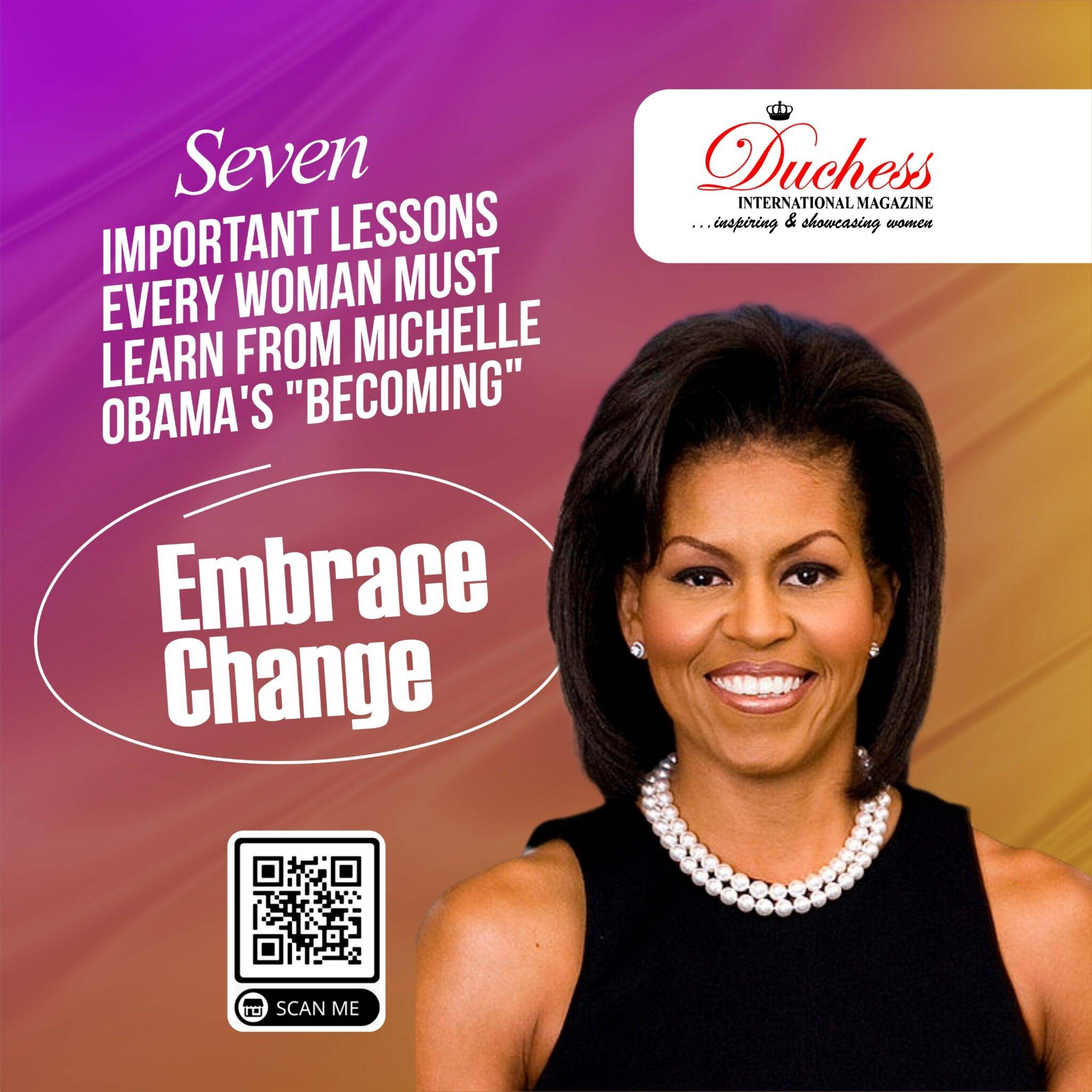 Seven Important Lessons Every Woman Must Learn from Michelle Obama's ...