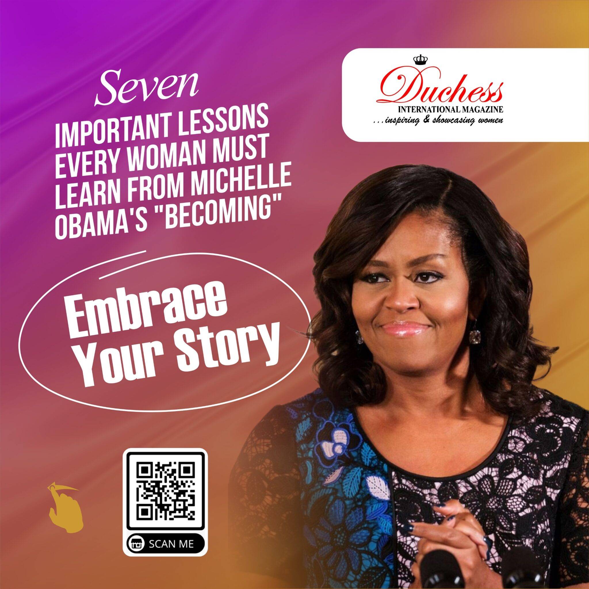 Seven Important Lessons Every Woman Must Learn from Michelle Obama's ...