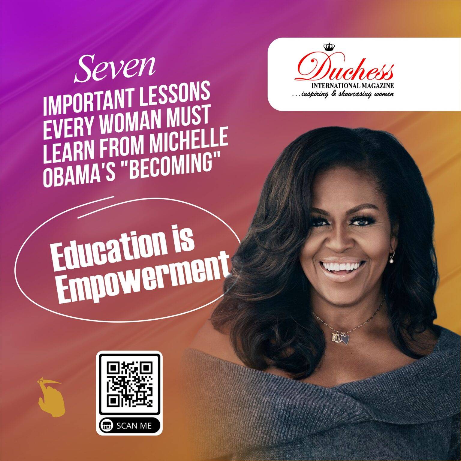 Seven Important Lessons Every Woman Must Learn from Michelle Obama's ...